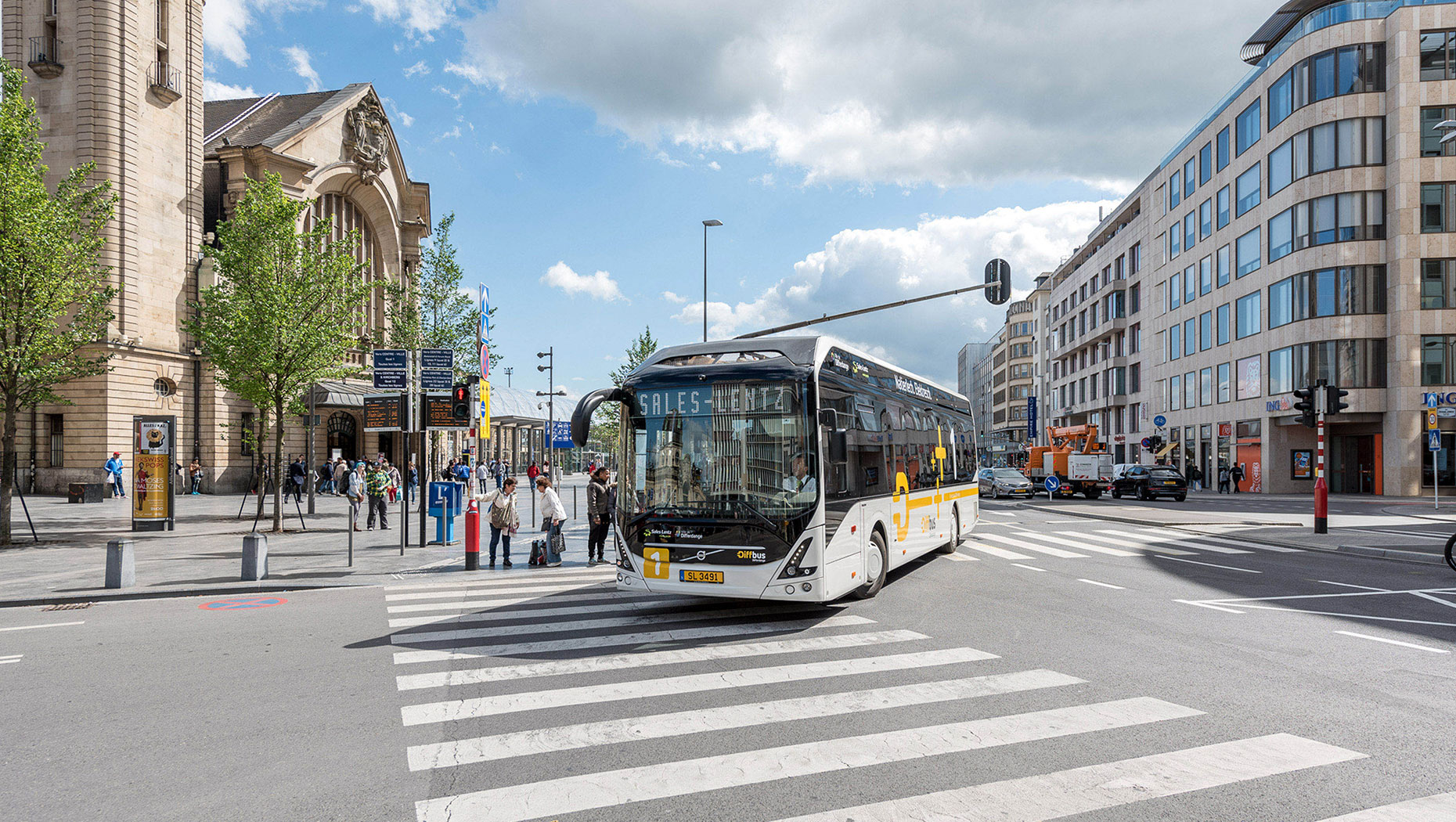 Erste vollelektrische Serienbusse der Volvo Bus Corporation haben ihren ...