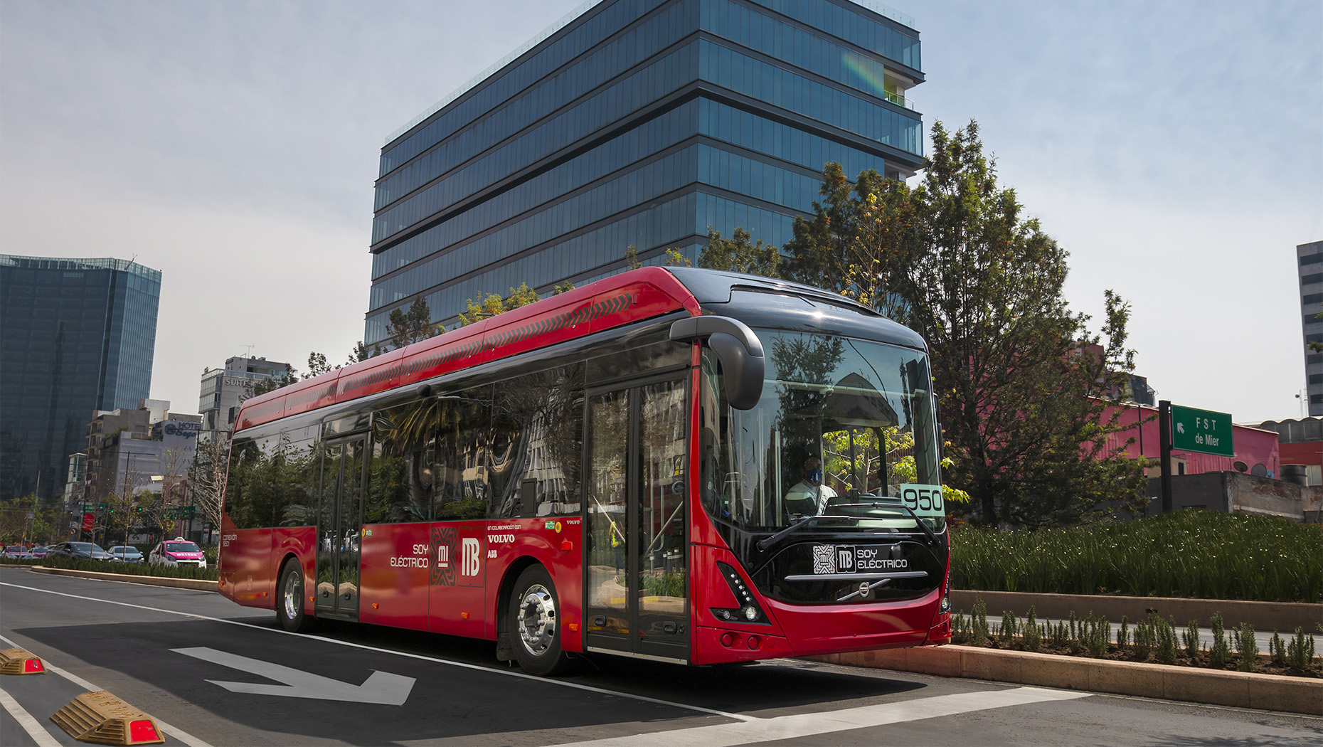 Volvo Buses tests an electric bus in Mexico I Volvo Buses