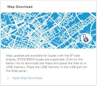 Maps download widget | Volvo Buses