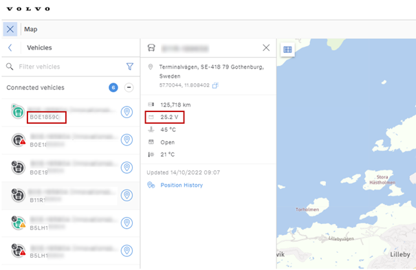 Updates in Map Tool | Volvo Buses