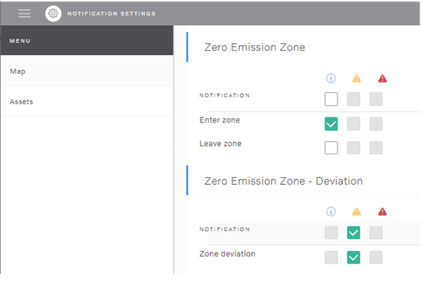 Notifications for Zero Emission Zones | Volvo Buses