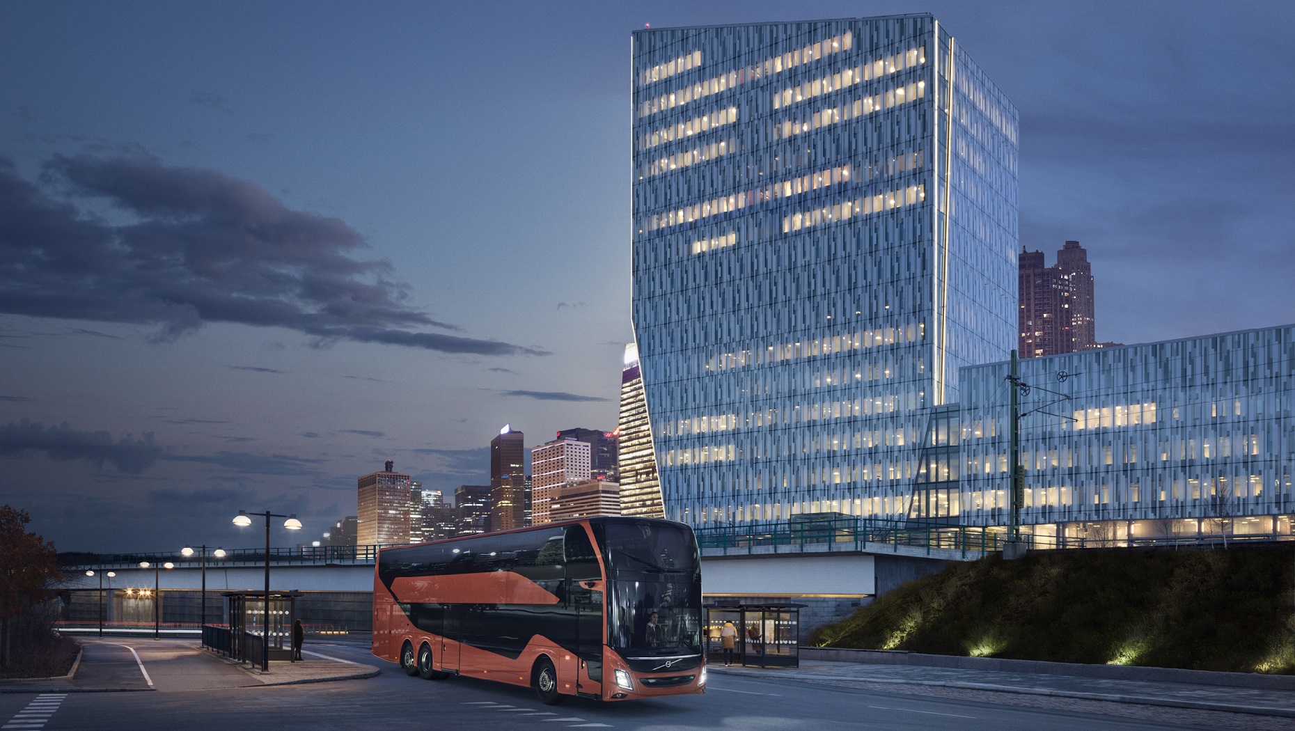 Volvo Buses wprowadza nowy, piętrowy autokar do przewozów ekspresowych