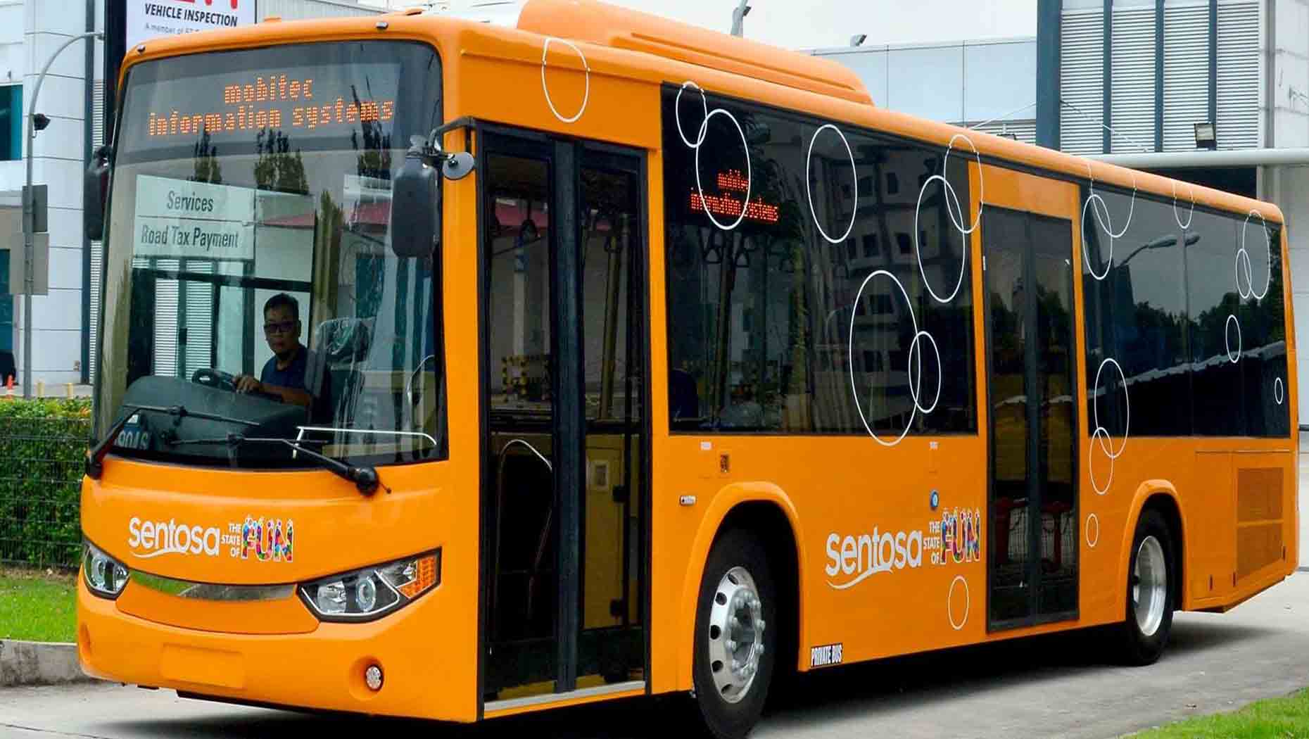 Volvo Buses remain the preferred choice for transportation in Sentosa