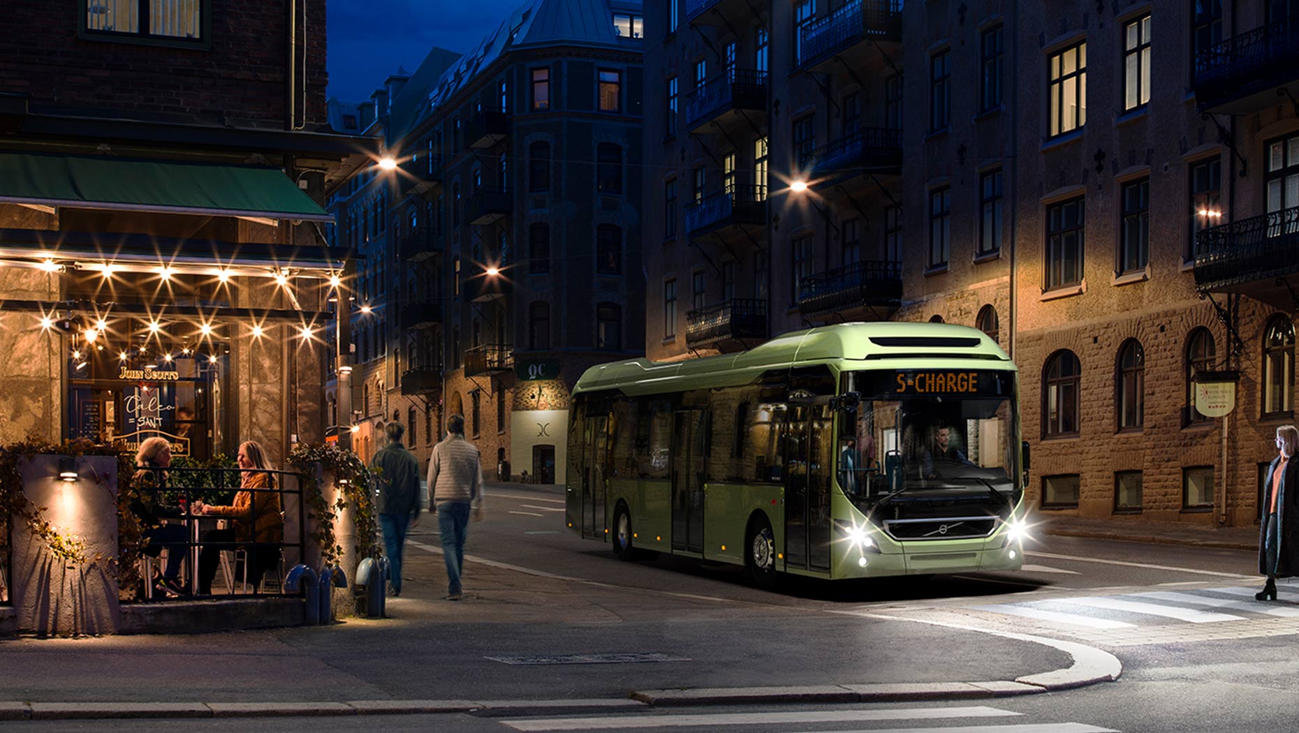 Volvo’s new self-charging bus can now drive longer and emission-free on ...