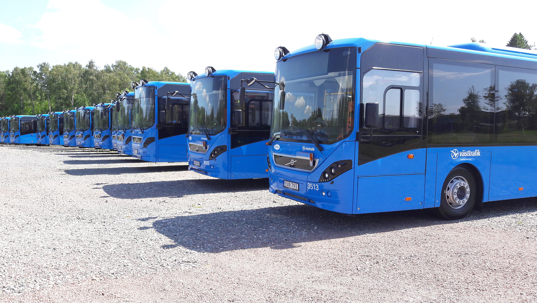 Volvo levererar 42 bussar | Volvo Bussar