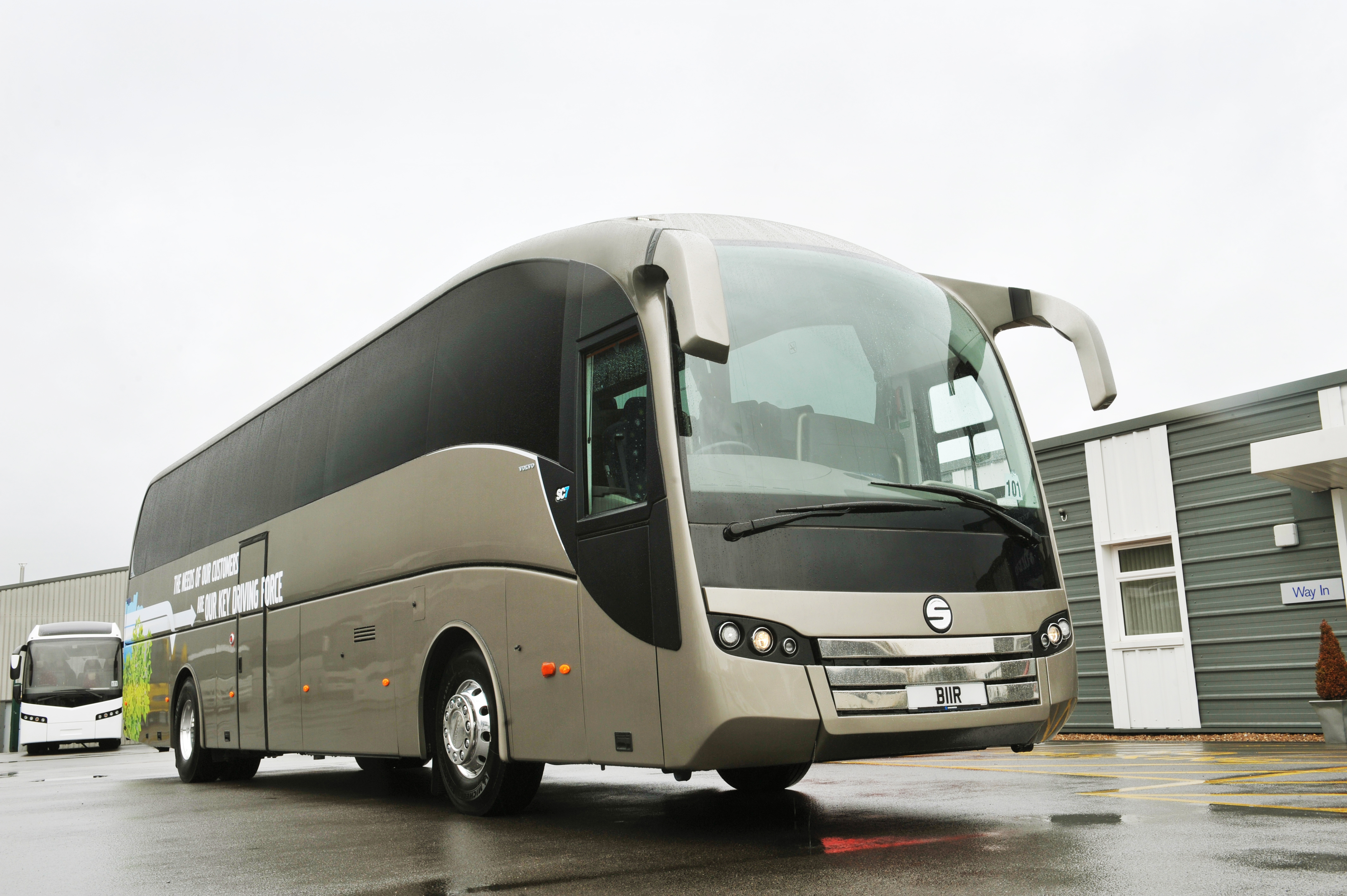 Volvo launch the new Sunsundegui SC7 body at Euro Bus Expo on B11R