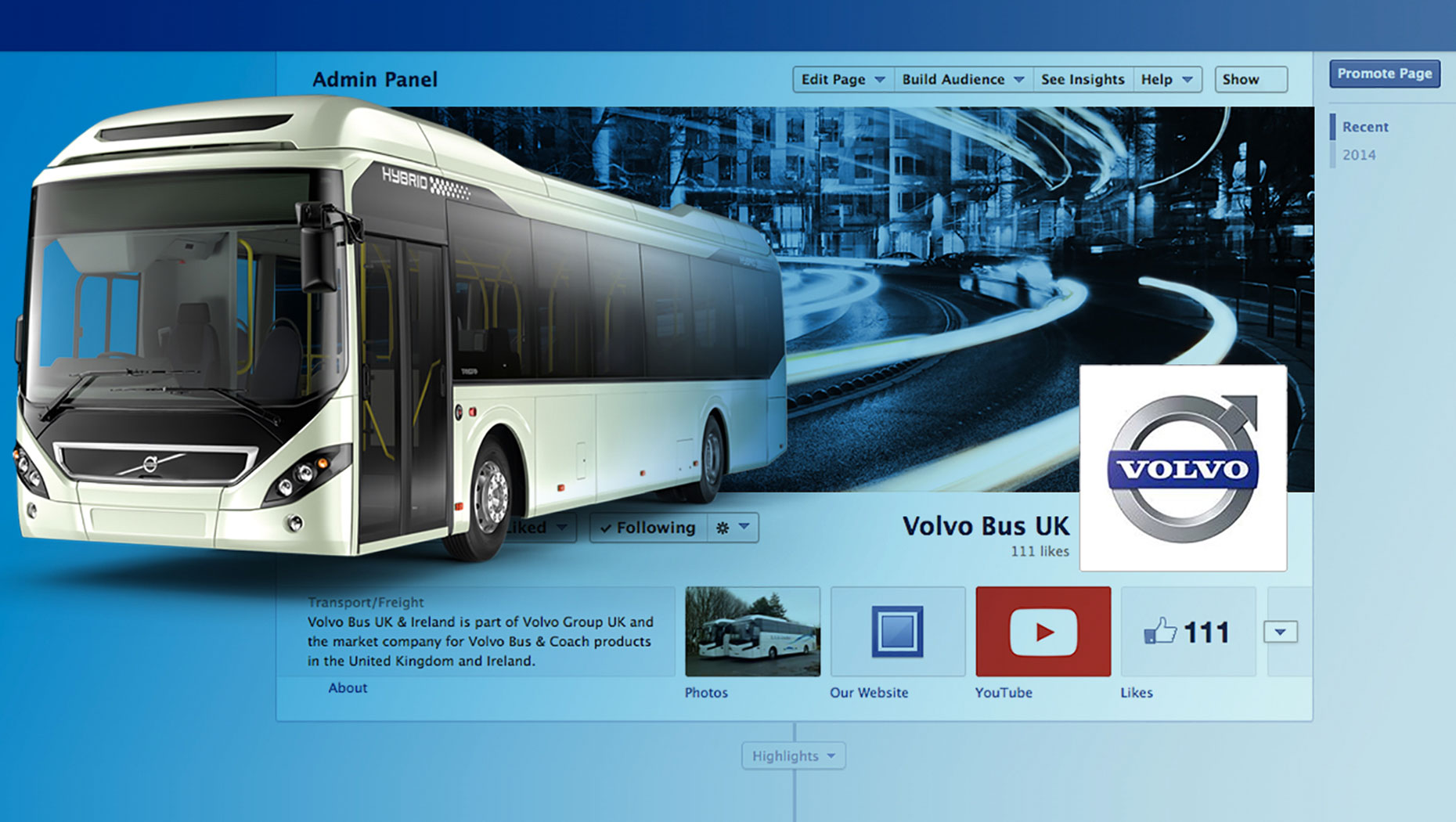 Volvo Bus UK & Ireland launch dedicated Facebook page