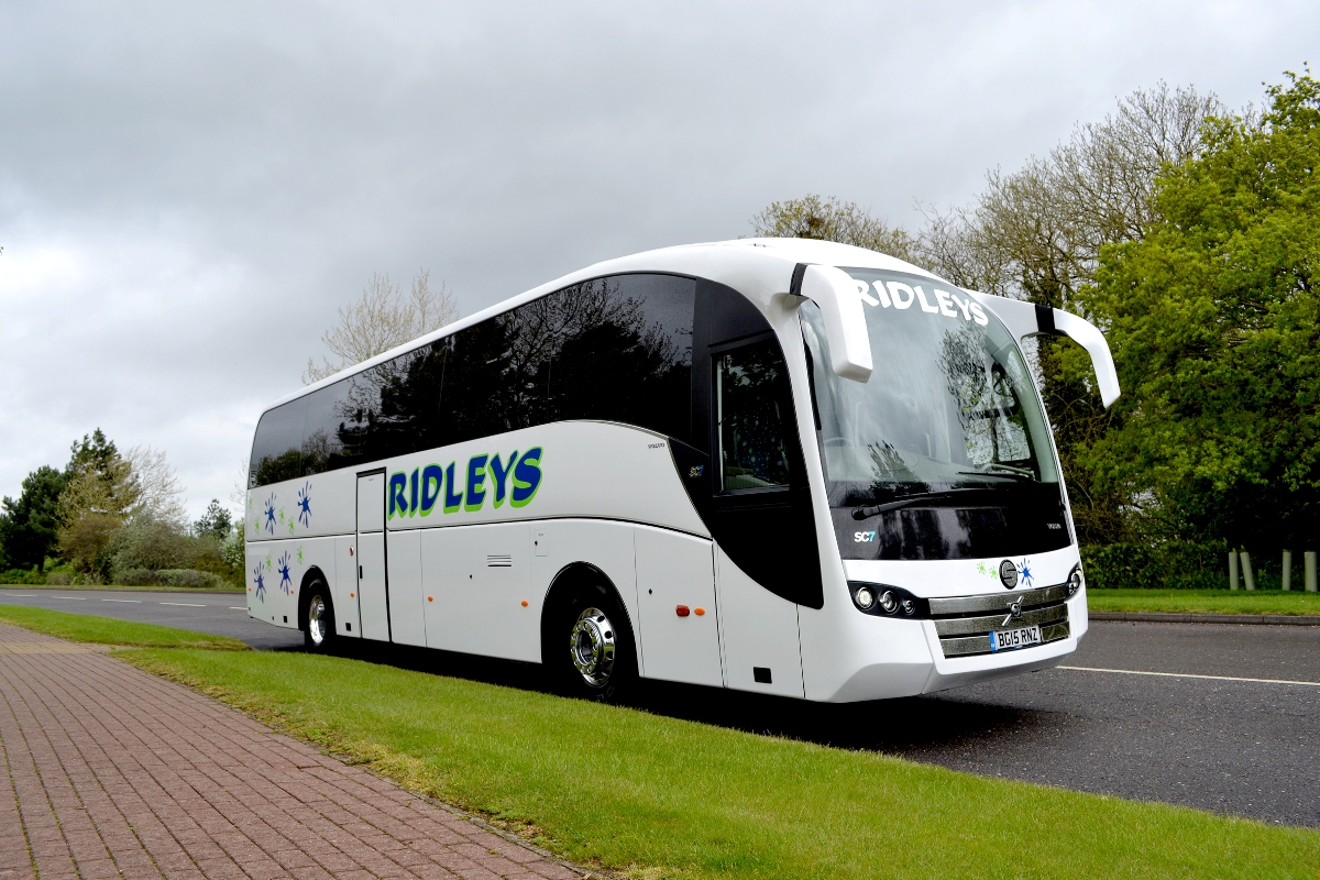 Ridleys Coaches adds first new vehicle to Volvo fleet