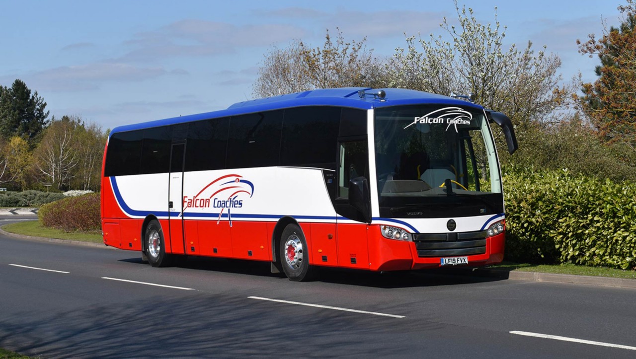 Volvo Bus soars with Falcon Coaches | Volvo Bus