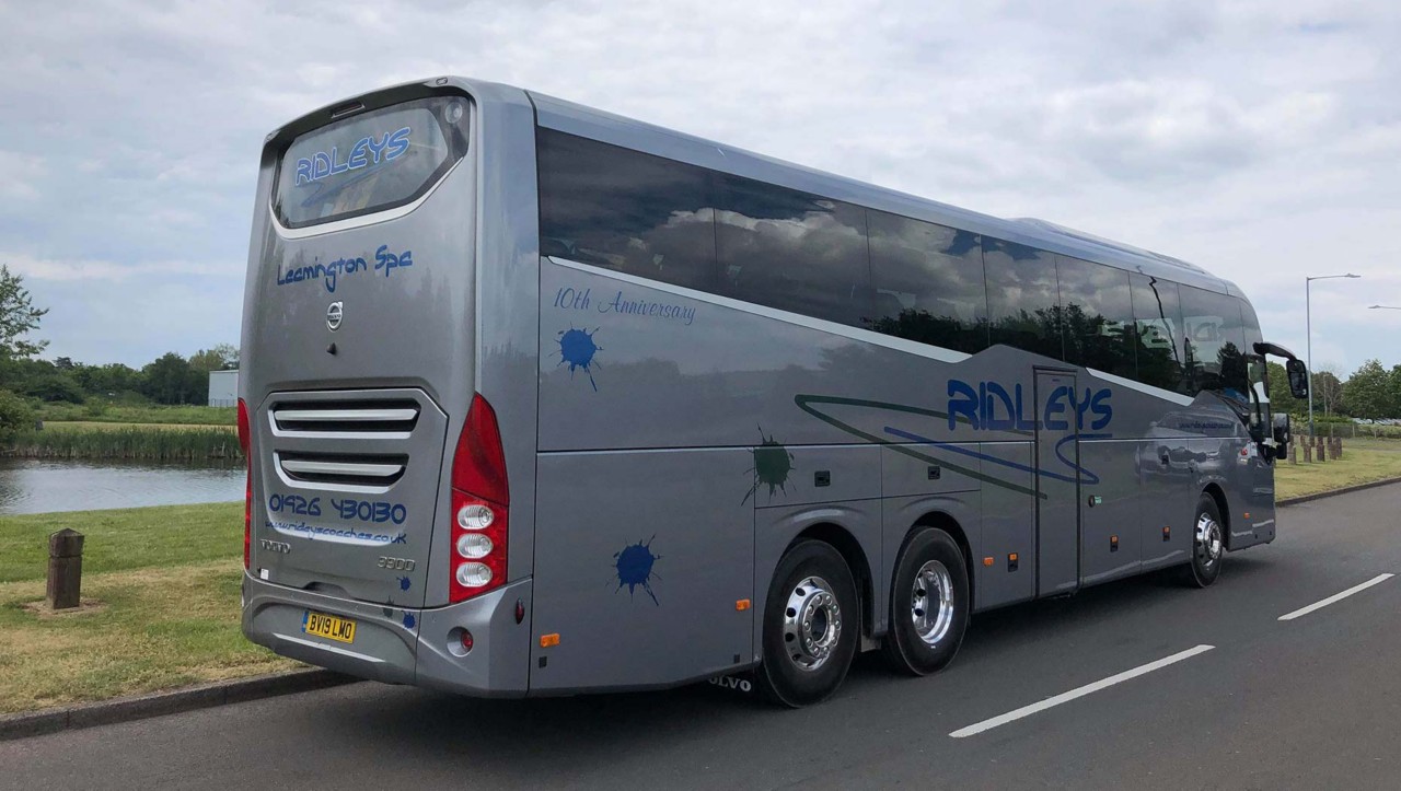 Volvo 9900 on the frontlines of Ridleys Coaches’ venture into Europe ...